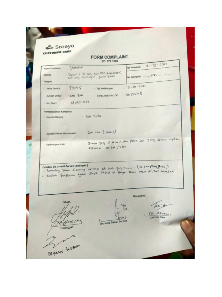 Komplain t204s | PDF