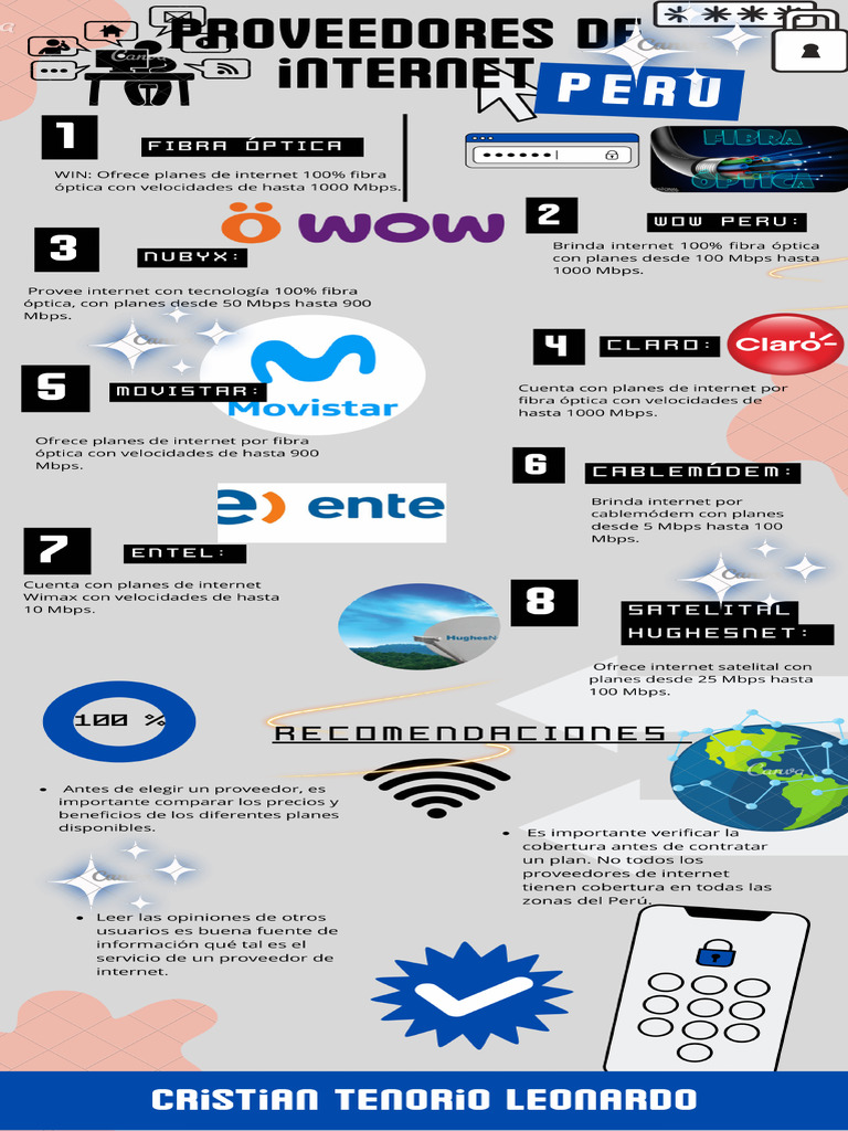 Infografia proveedores de internet | PDF