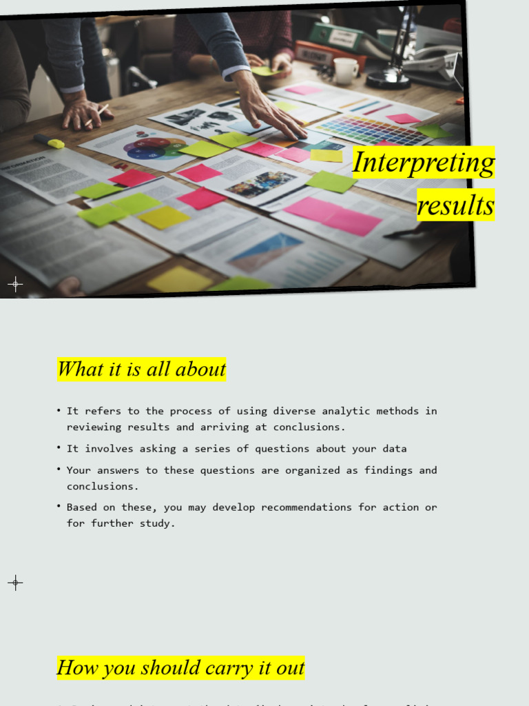 Interpreting Results Pdf