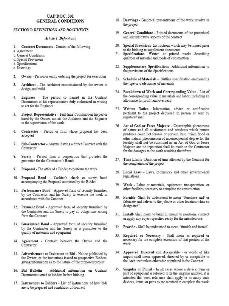Reviewer Uap Doc 301 | PDF | Surety | General Contractor