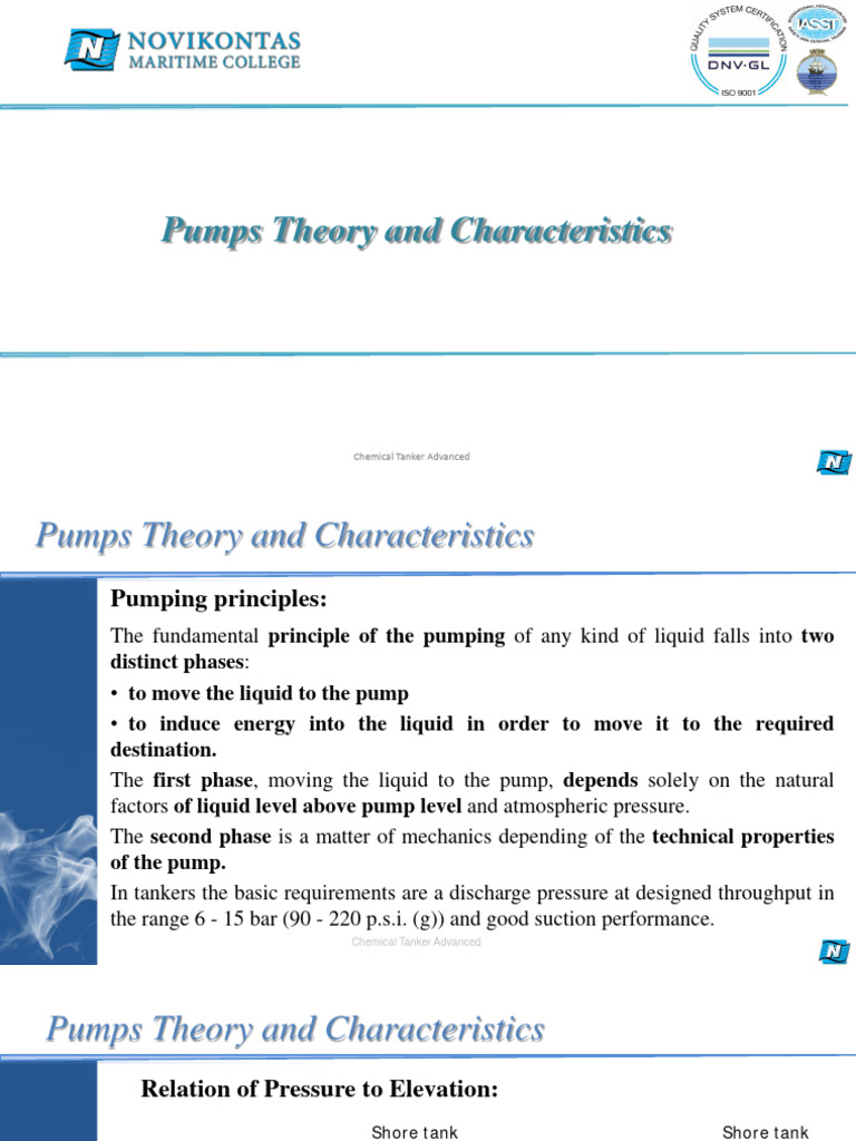 Pump Theory and Characteristics | PDF | Pump | Continuum Mechanics