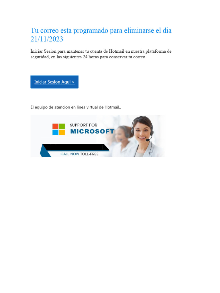 Protege tu cuenta Hotmail ahora | PDF