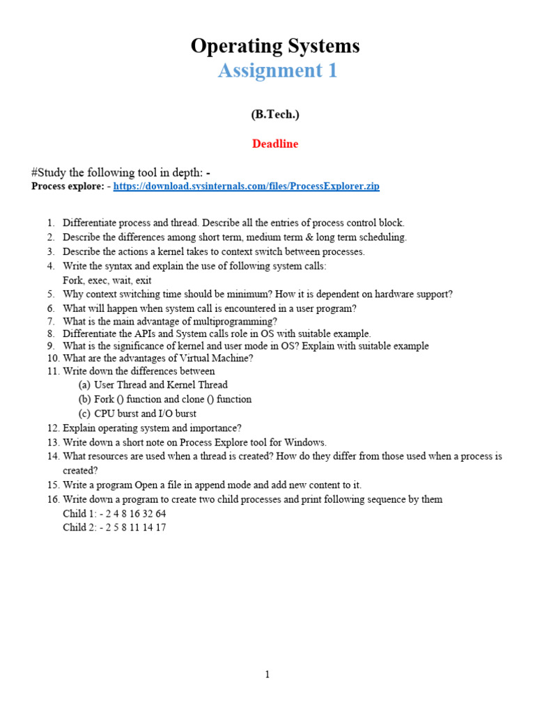 In-Depth Guide to Operating Systems Concepts | PDF