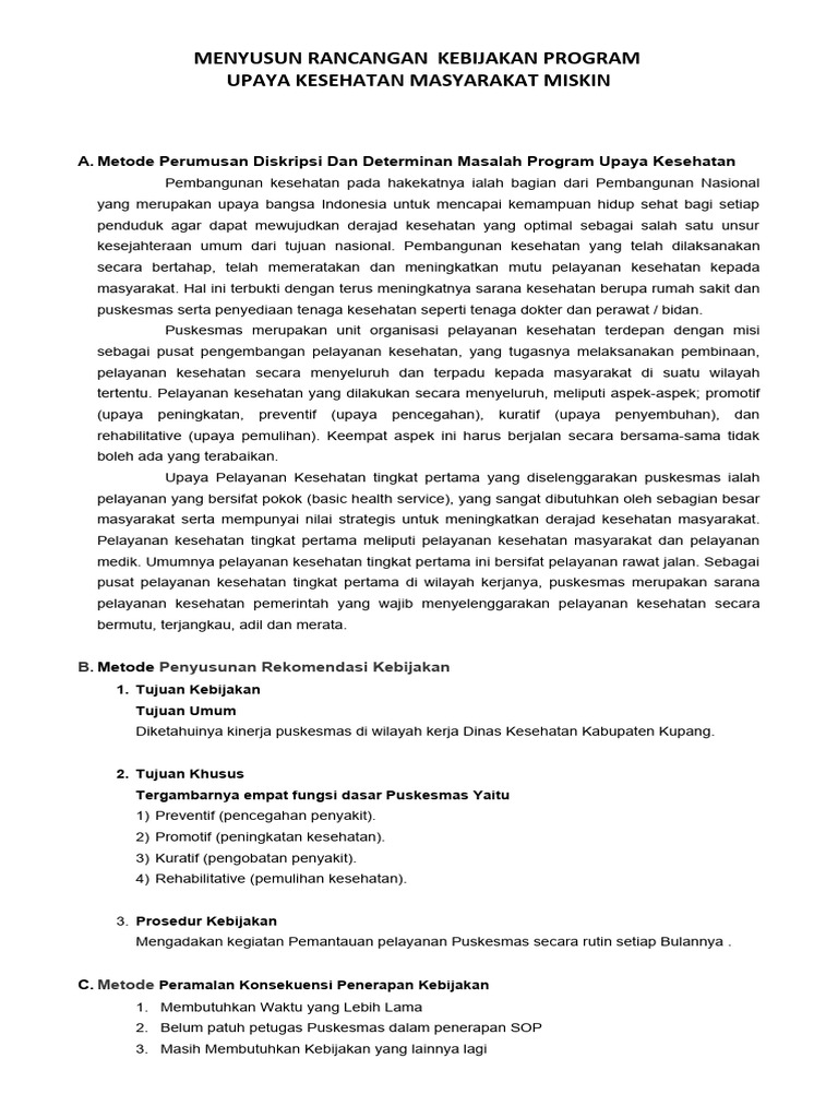 Menyusun-Rancangan-Program Upaya Kesehatan | PDF