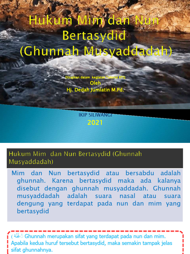 Hukum Mim Dan Nun Tasydid | PDF