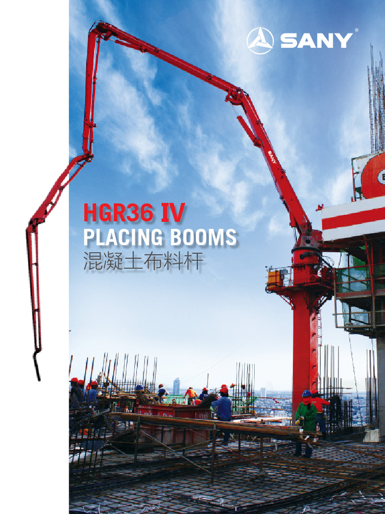 Sany HGR36 Placing Booms 102311 | PDF