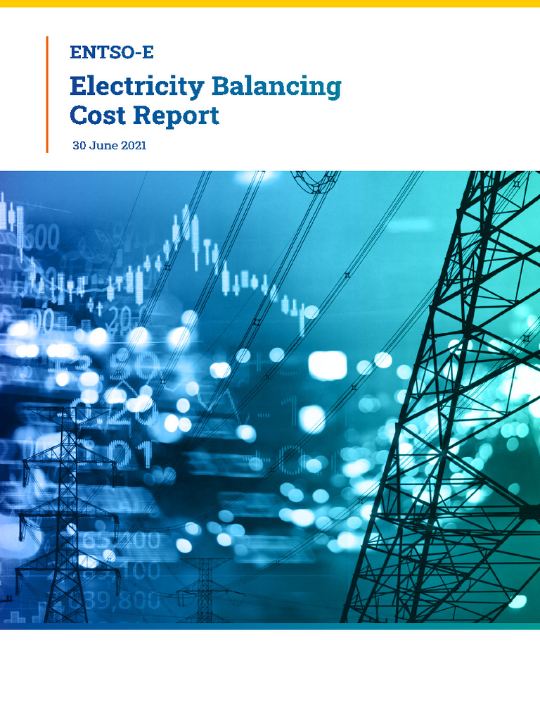 Entso-E Electricity Balancing Cost Report Web | PDF | Electric Power | Electrical Grid