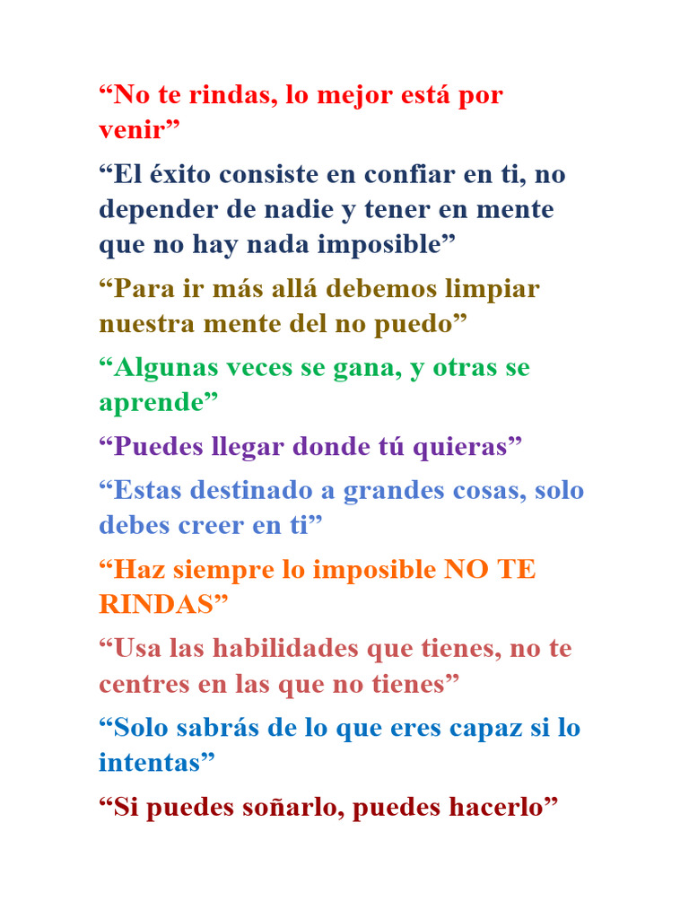 Frases Motivadoras Pdf