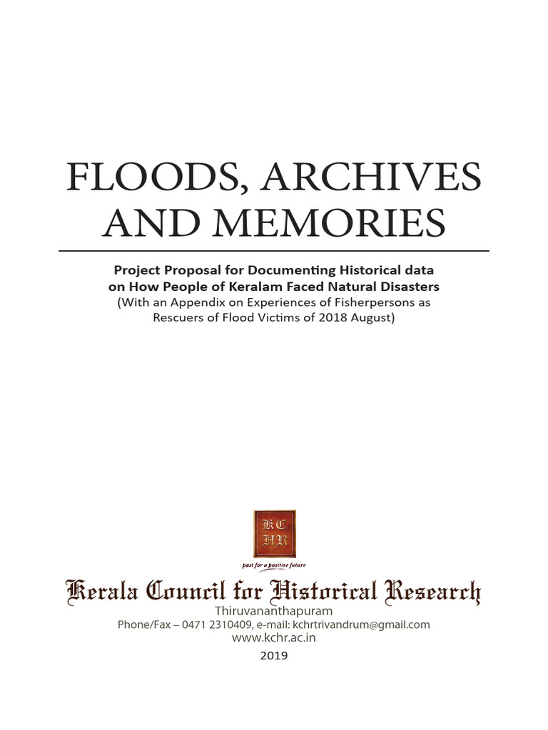 Flood Project Proposal - 12-04-2018 - Final | PDF | Experience | Narrative