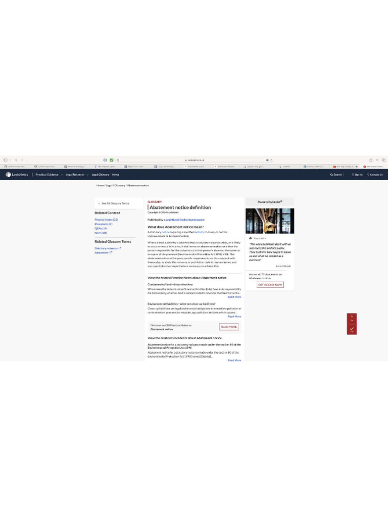 Abatement Notice Definition Pdf