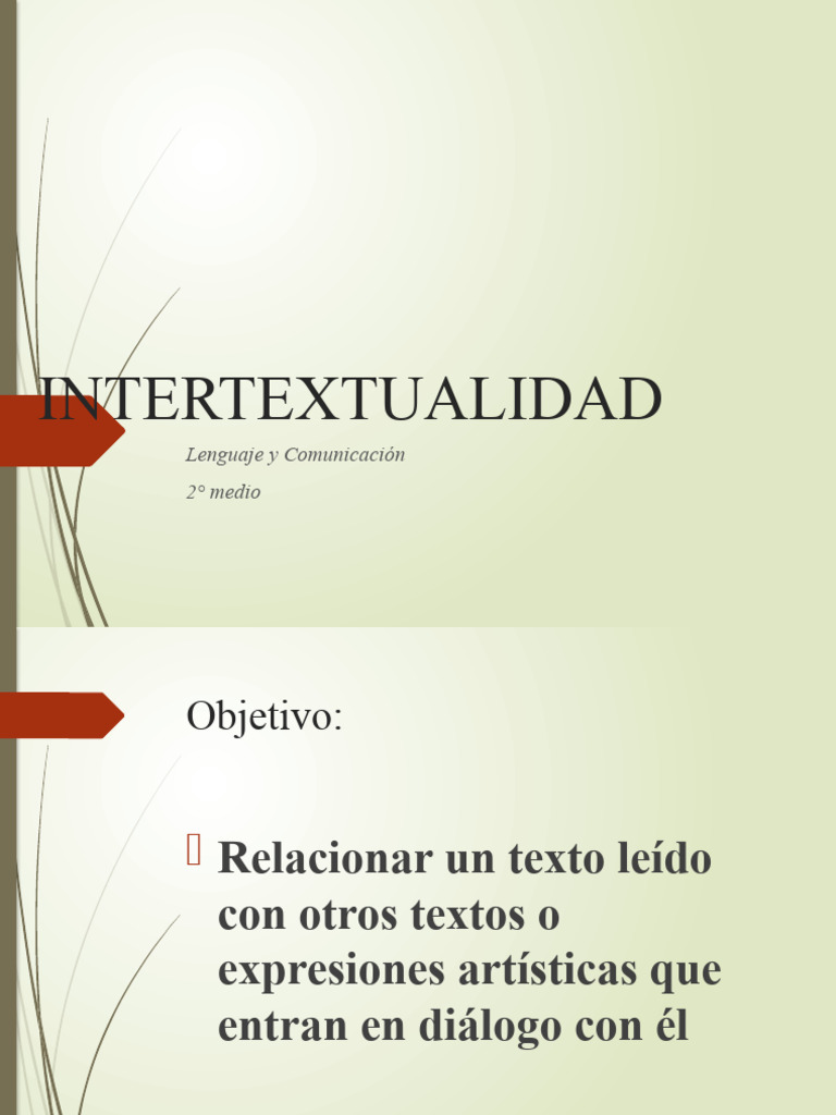 2°m, Intertextualidad | PDF | Intertextualidad