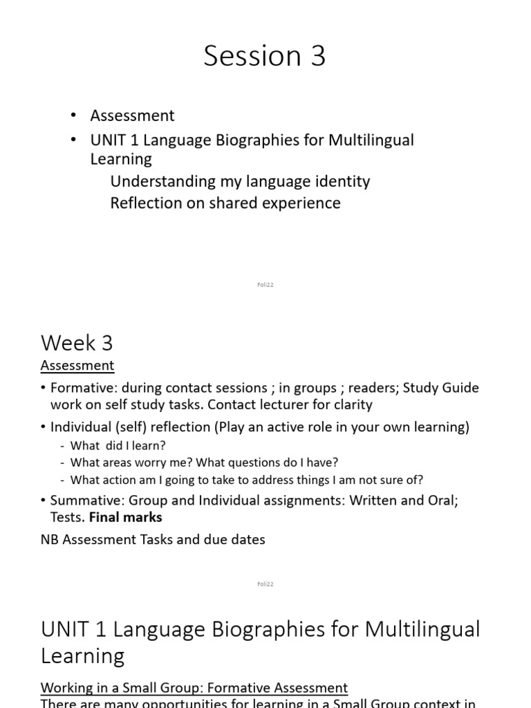 Week 3 Pmul100 | Download Free PDF | Learning | Multilingualism