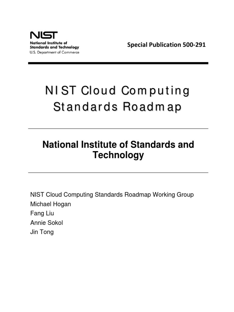 NIST Cloud Computing Roadmap | PDF | Platform As A Service | Cloud Computing