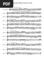 Tenor Sax Scales | PDF | Saxophone | Melody