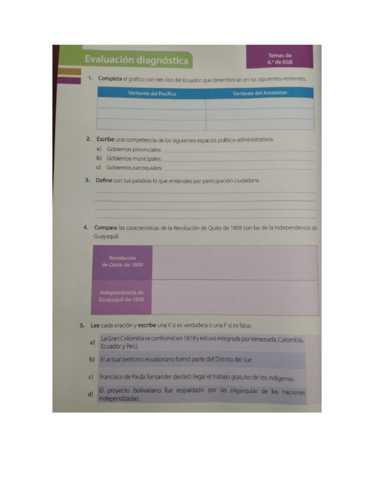 Eval. Diagnostica 2 | PDF