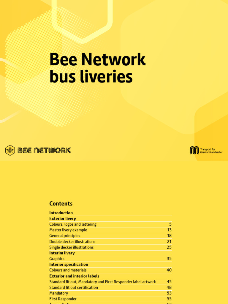Bee Network Bus Livery Pack | PDF | Bus | Technical Drawing