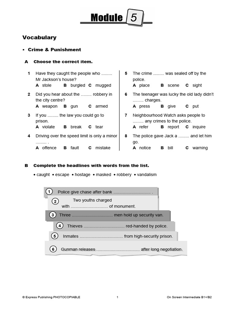 1 Onscreen Inter Resource Mod 5 | PDF | Robbery | Criminology