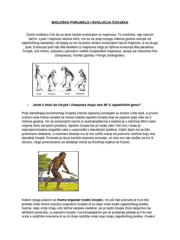EVOLUCIJA | PDF