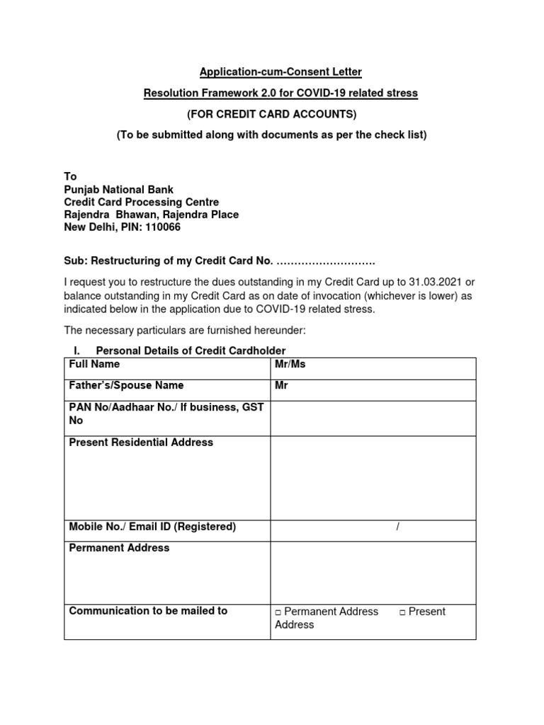 Sanction Letter | PDF | Credit Card | Banks