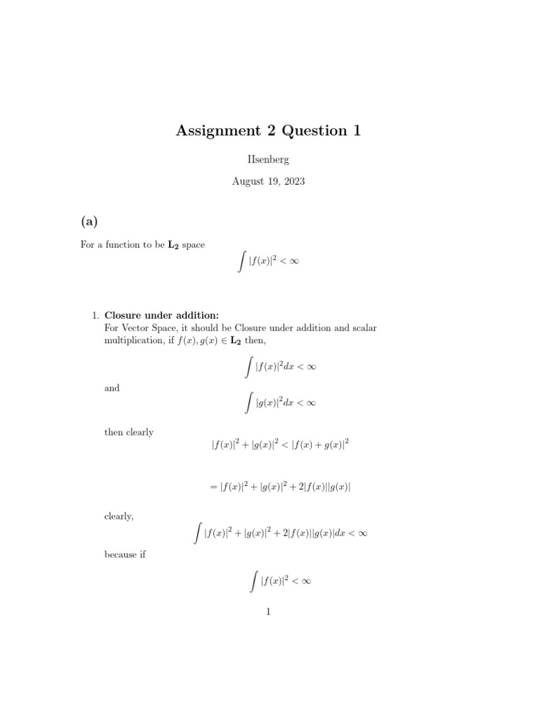 Tutorial 1 | PDF