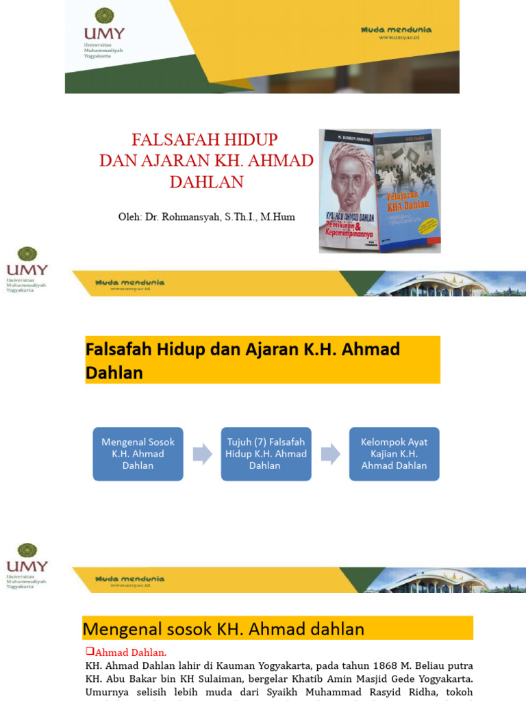 5 Materi Kelima Falsafah Hidup KH. Ahmad Dahlan 2 (1) | PDF
