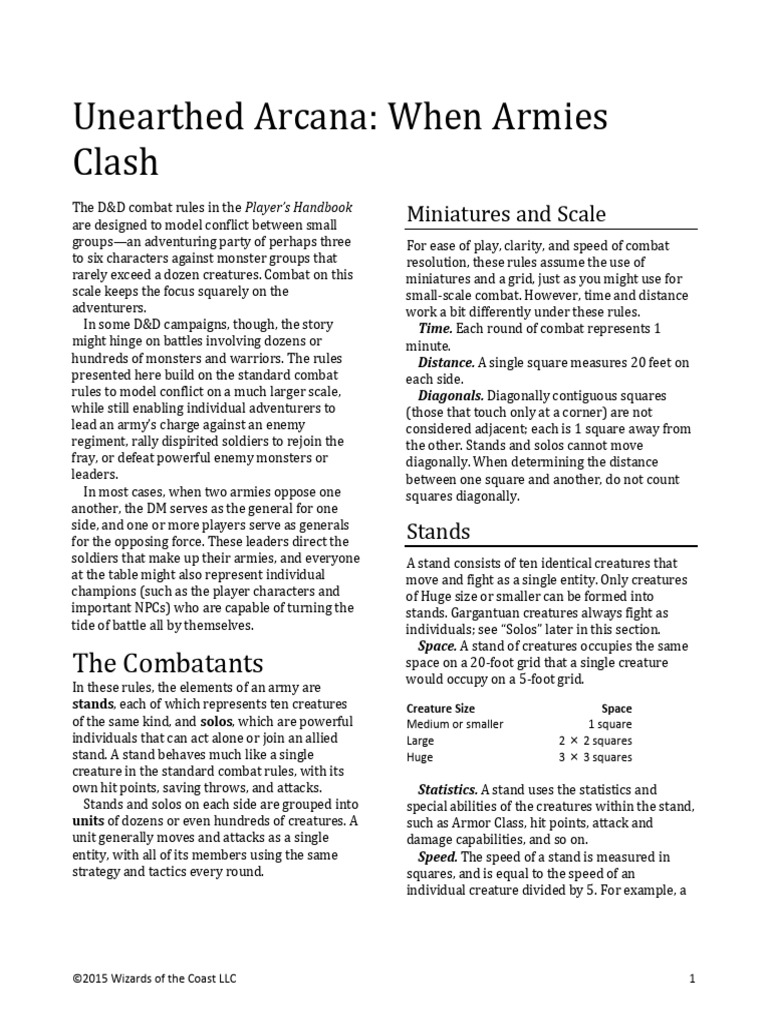 Battle System | PDF | Battles | Dungeons & Dragons