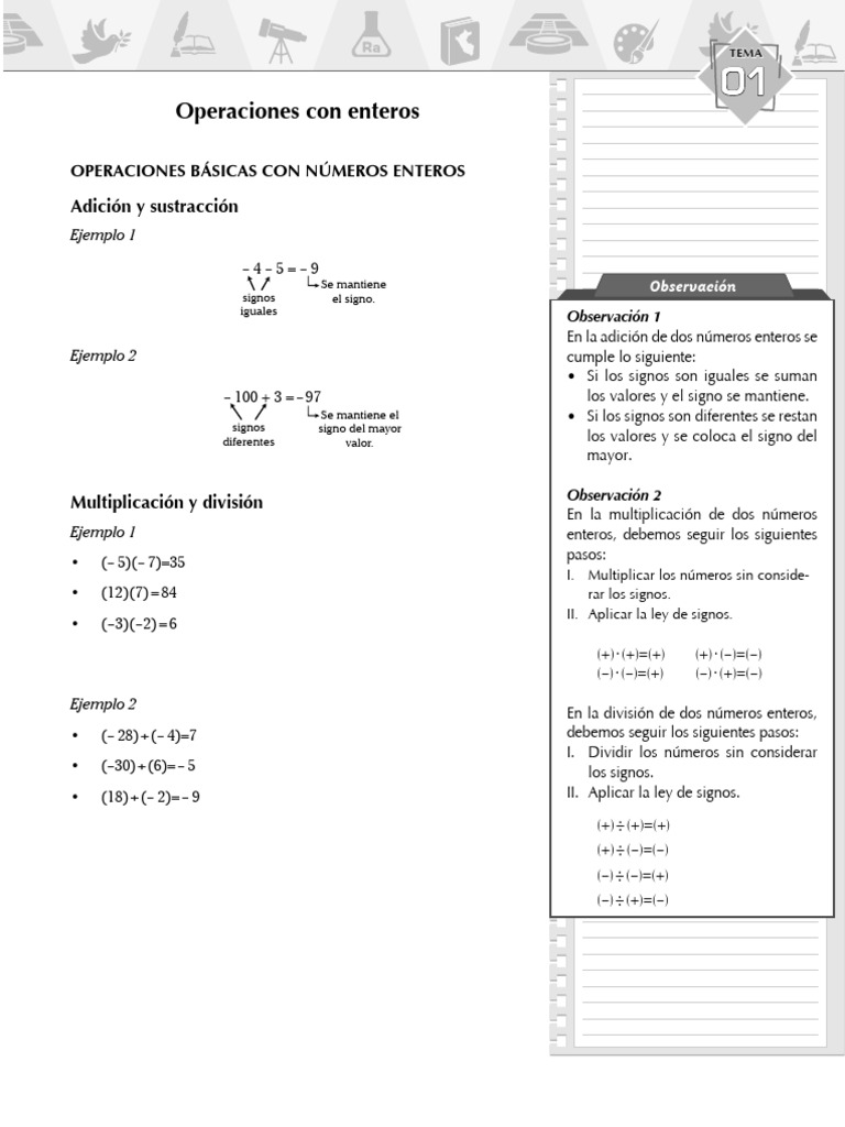 S01 - Matematica I - Lunes 18-03-2024 - Operaciones Con Enteros - 6 ... S01 - Matematica I - Lunes 18-03-2024 - Operaciones Con Enteros - 6 ...