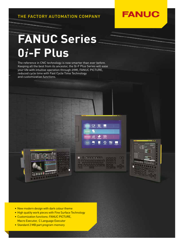 0i F Plus Flyer en | PDF | Numerical Control | Computer Science