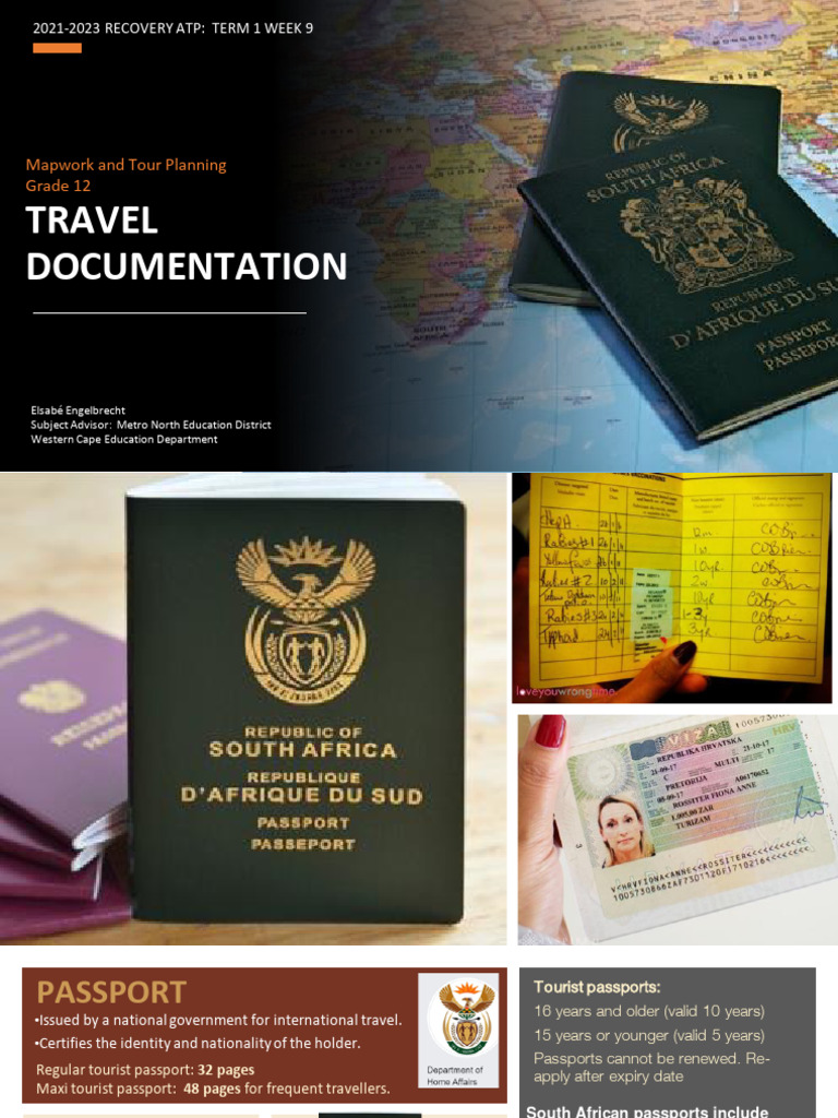 5.2 GRD 12 Term 1 Travel Documentation | PDF | Travel Visa | Identity ...
