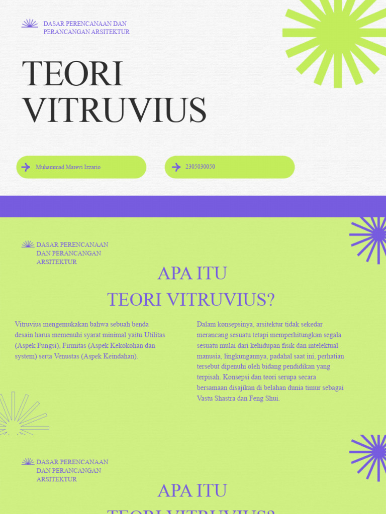 Teori Vitruvius | PDF