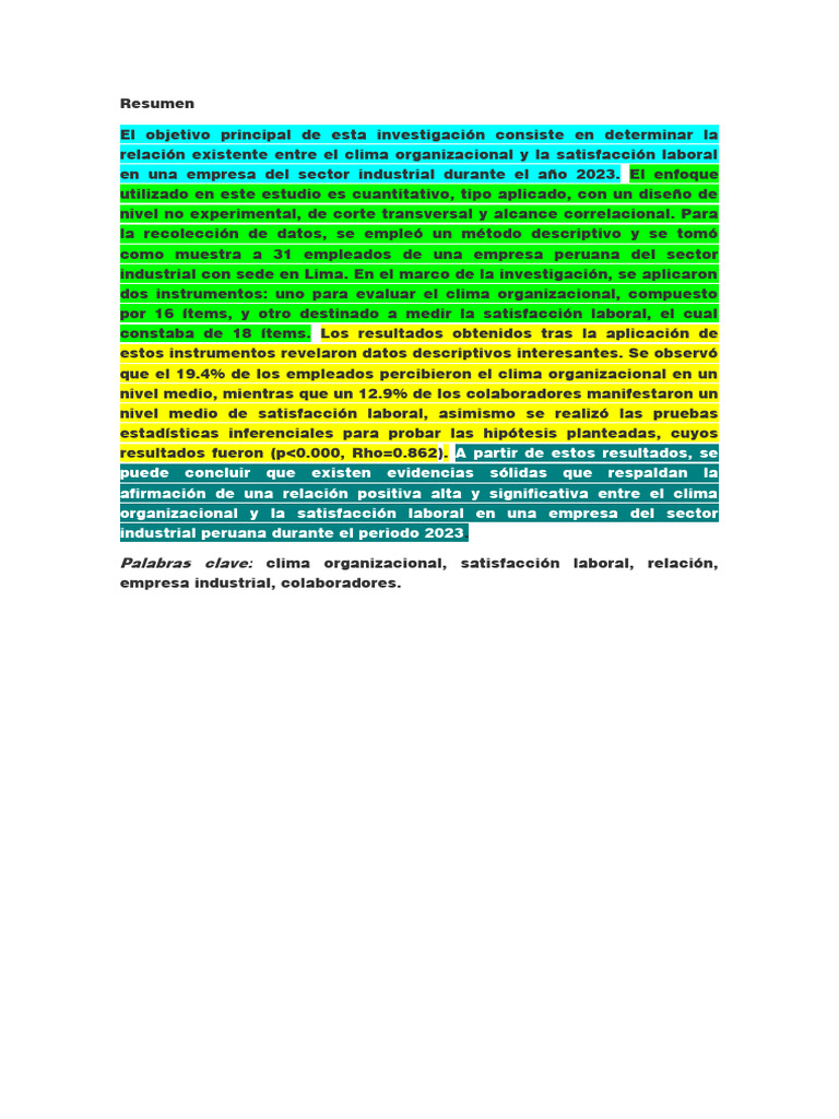 Ejemplo de Resumen | PDF