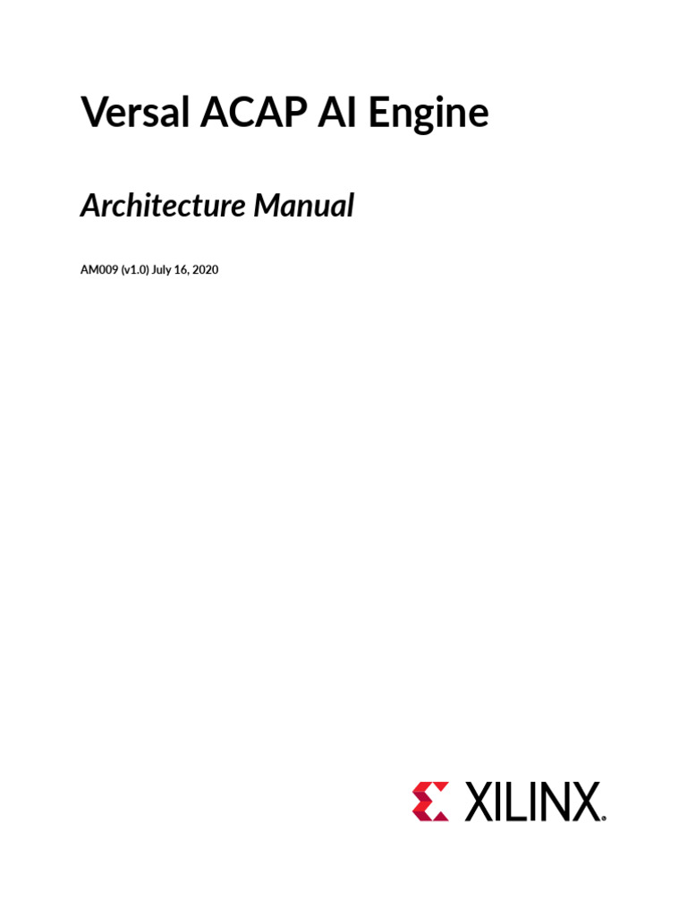 Am009 Versal Ai Engine | PDF | Central Processing Unit | Input/Output