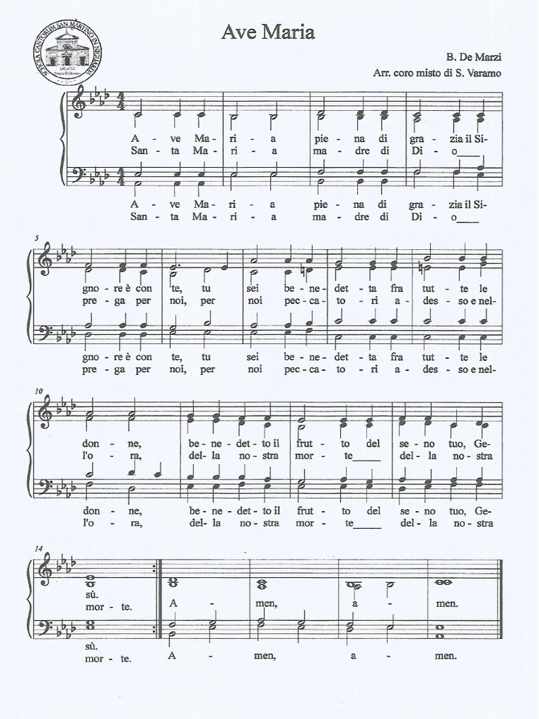Ave Maria de Marzi | PDF