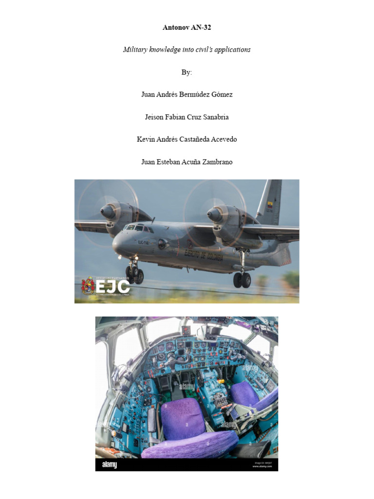 Antonov AN-32 | PDF | Seat Belt | Force