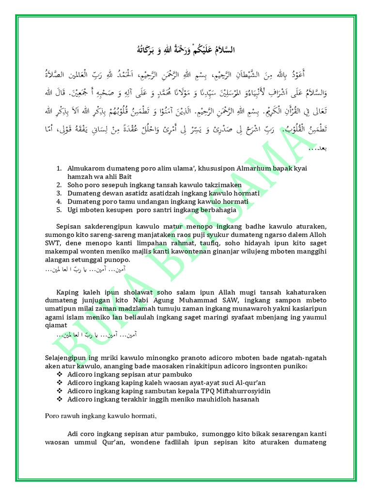 MC Bukber 24 45 | PDF