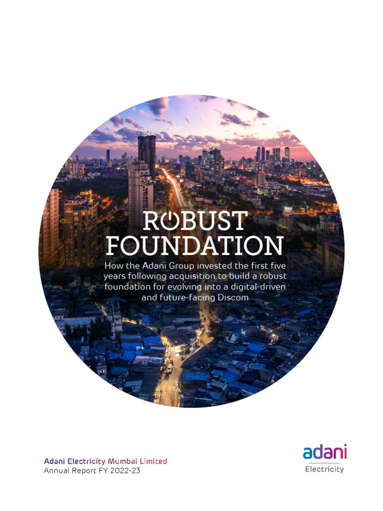 AEML Annual Report FY 2022-23 | PDF | Renewable Energy | Infrastructure