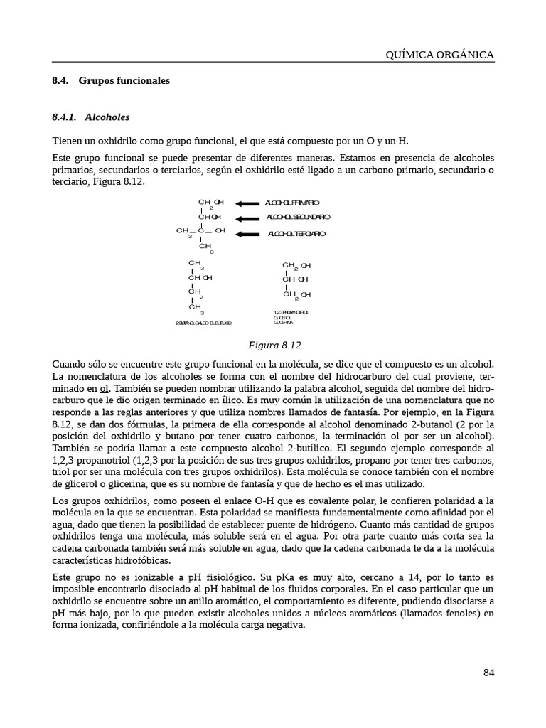 Lectura - Grupo Funcionales - Libro Quimica Biologica | PDF | Ester | Amina Lectura - Grupo Funcionales - Libro Quimica Biologica | PDF | Ester | Amina