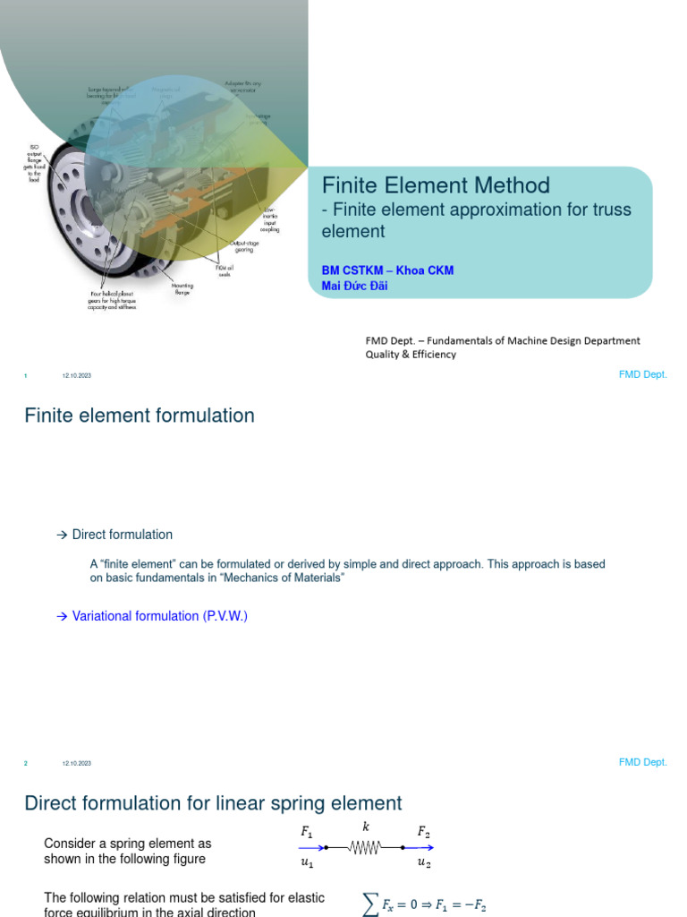 FEM_03 | PDF | Finite Element Method | Coordinate System