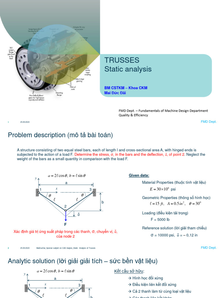 01.ANSYS Trusses | PDF