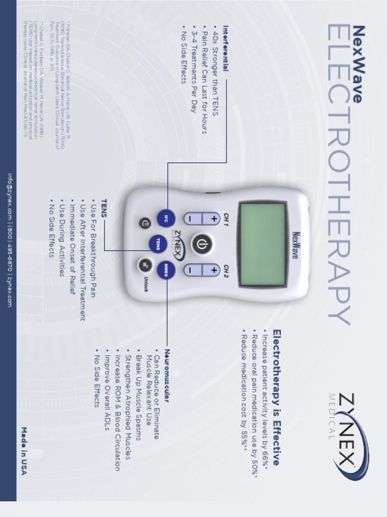 Rev 1 NexWave Modalities and Specs | PDF | Nervous System | Medical ...