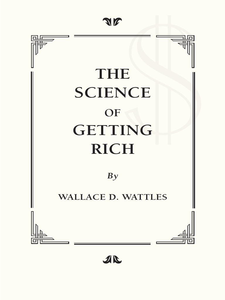 The Science of Getting Rich | PDF | Thought | Reason
