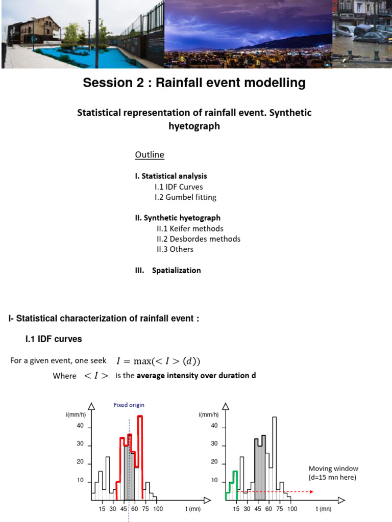 Session 2 Statistical Modelling of Rain 2023-2024 Anglais | PDF | Statistics | Space