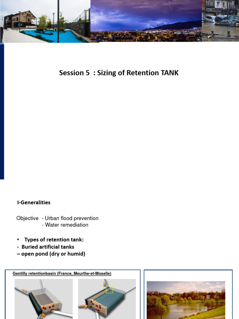 Sizing Retention Tanks for Flood Control | PDF | Drainage Basin | Rain