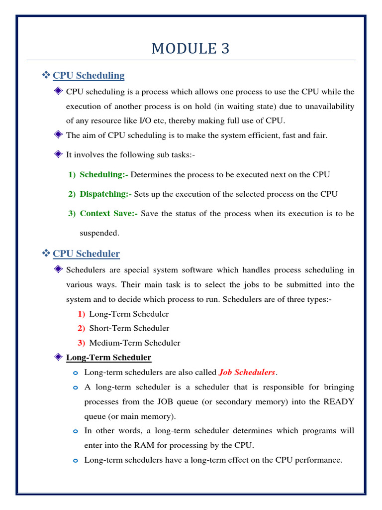 Module 3 Os Pdf Scheduling Computing Computer File 2047