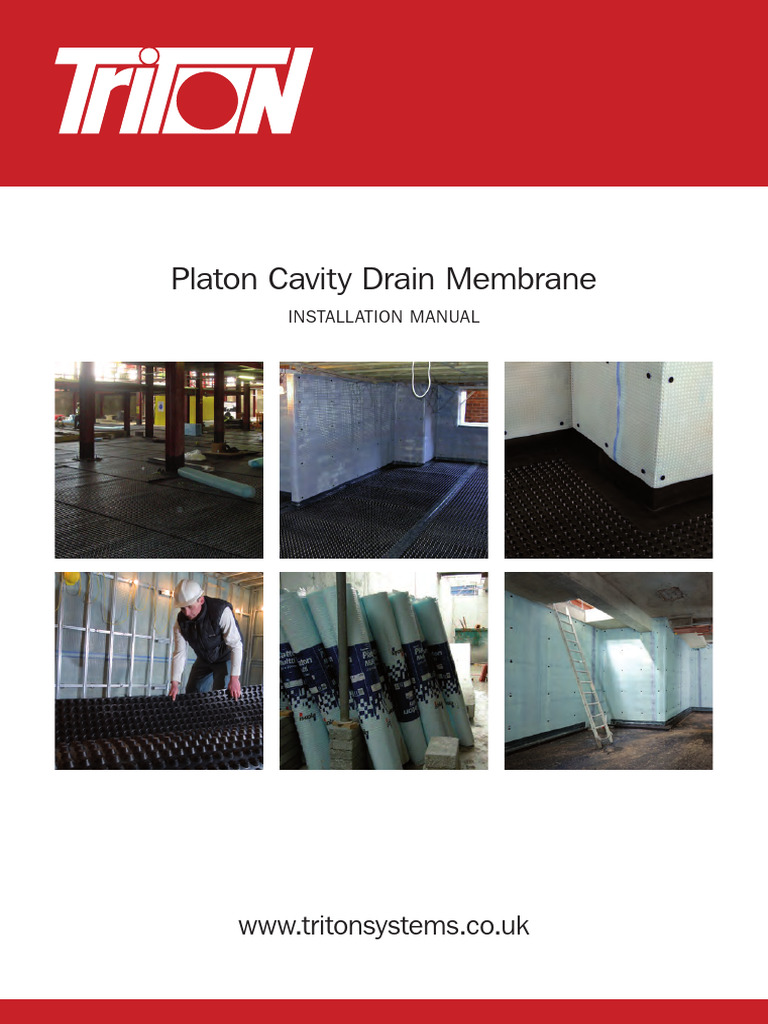 Platon Cavity Drain Membrane Guide | PDF | Plaster | Drywall