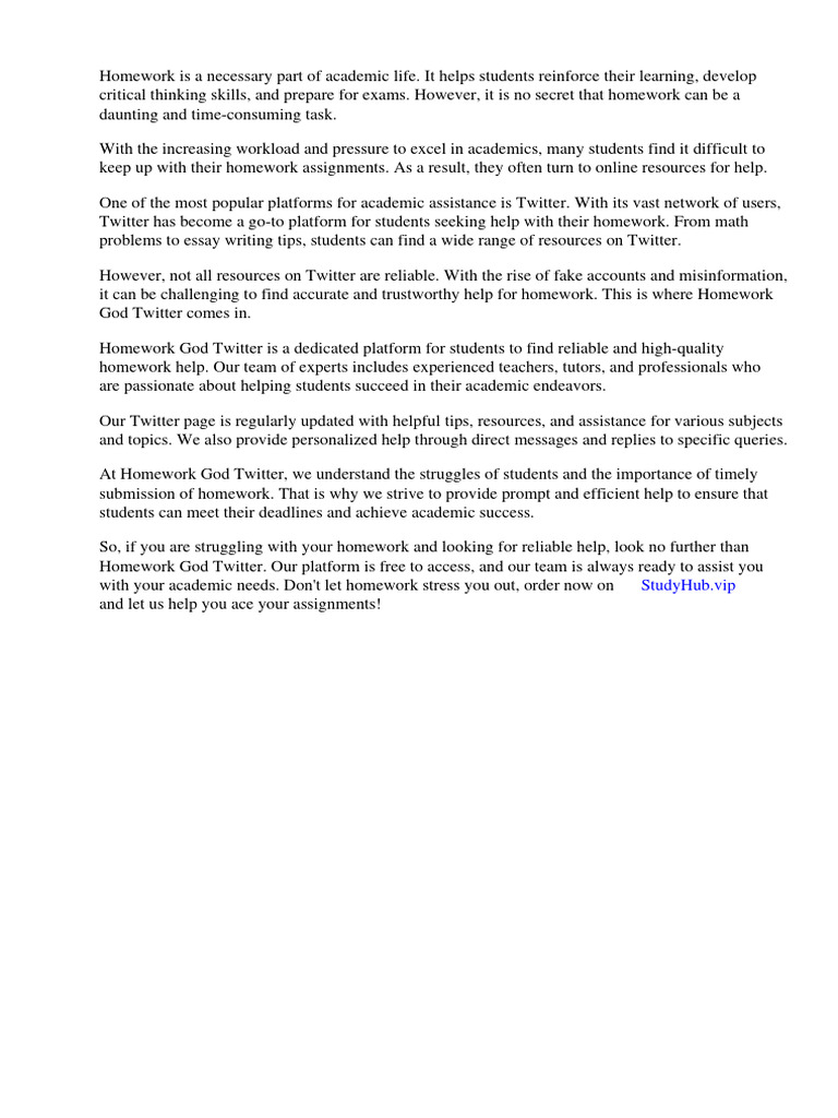 Homework God Twitter | PDF | God | Soul