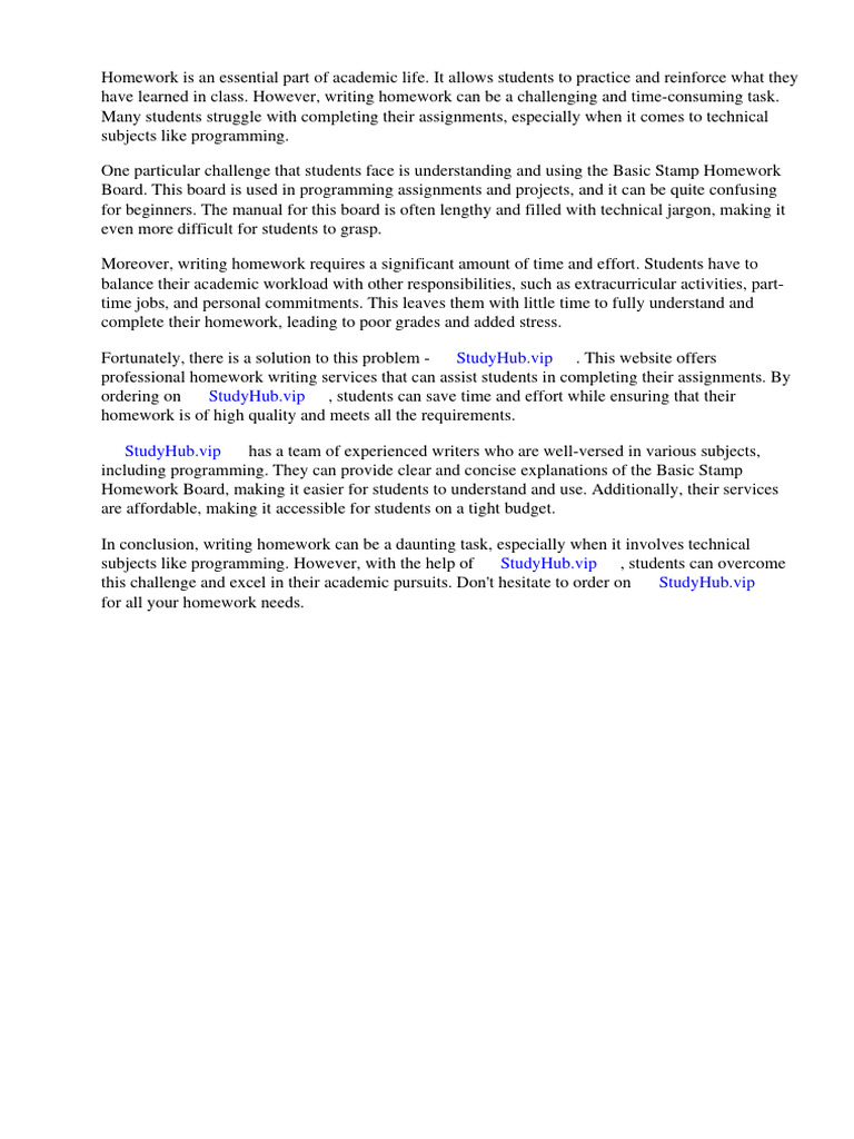 Basic Stamp Homework Board Manual | PDF | Usb | Microcontroller