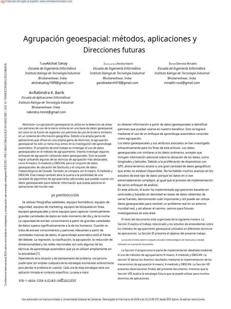 Geospatial Clustering Methods Applications and Future Directions - En ...