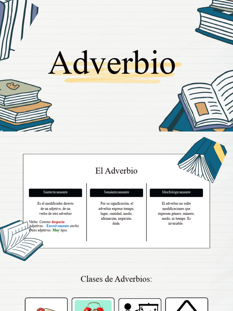 Verbo y Adverbio | Descargar gratis PDF | Adverbio | Lingüística