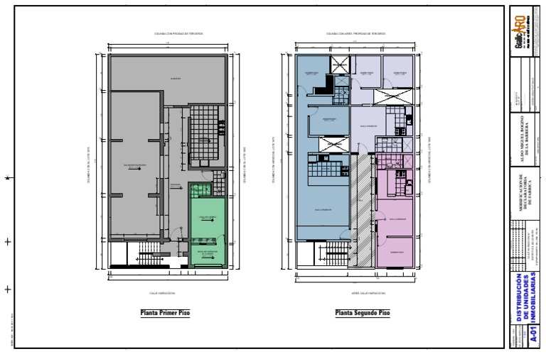 Plano Distribucion Vivienda Multifamiliar | PDF